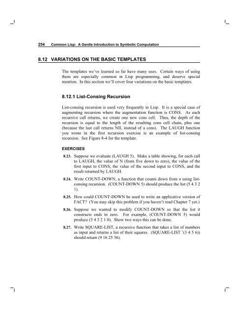254 Common Lisp A