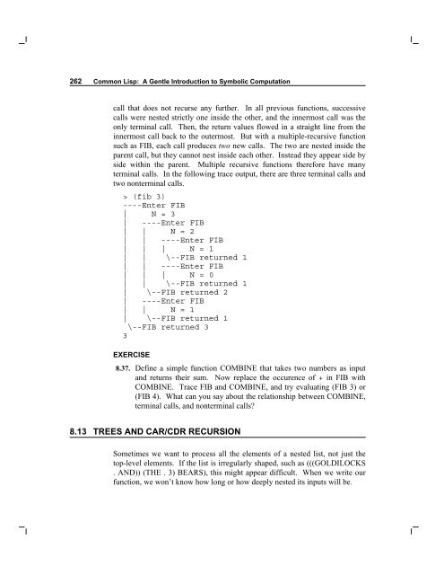 262 Common Lisp A