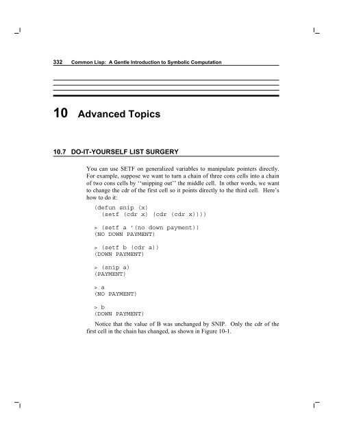 332 Common Lisp A