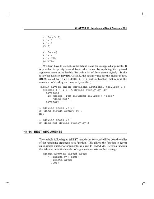360 Common Lisp A