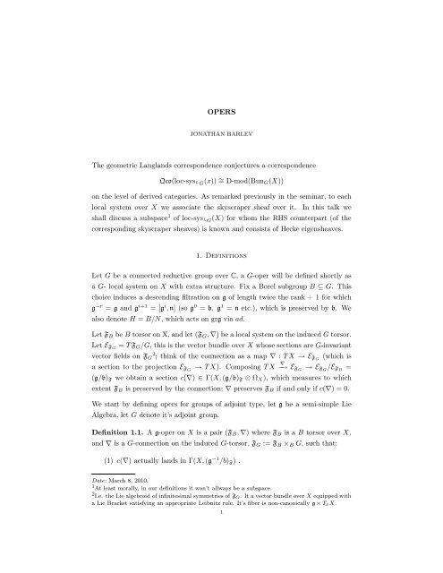 Opers (Jonathan Barlev)