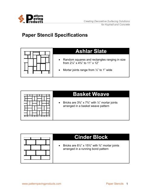 Brick Ashlar Pattern