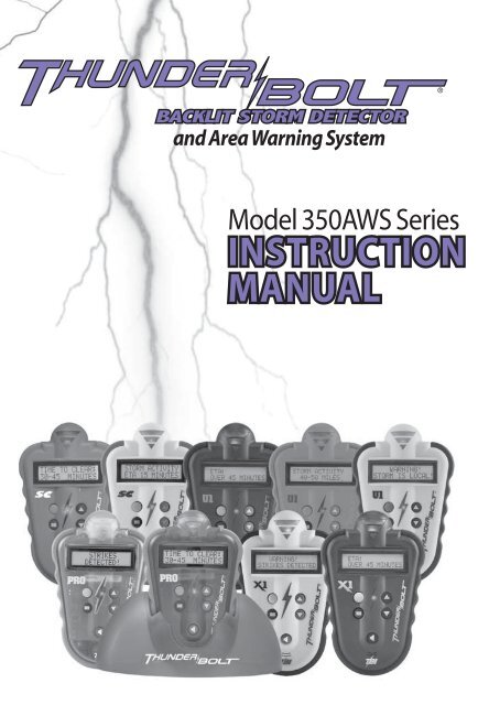 to download PDF - ThunderBolt® Lightning Detector