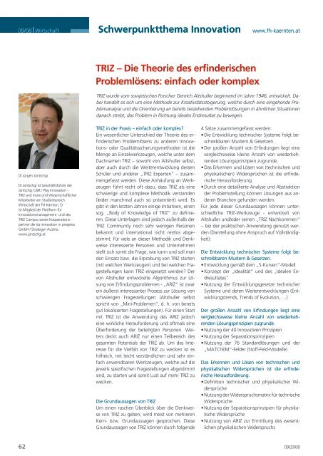 TRIZ Artikel einfach oder komplex_Jantschgi_FH ... - Jantschgi C&R