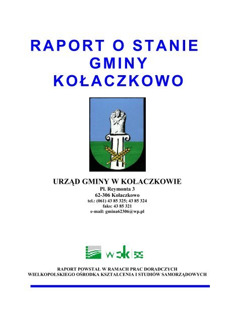 RAPORT O STANIE - Gmina Kołaczkowo