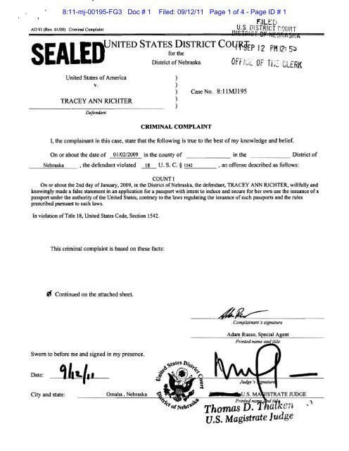 indicted as a result of an FBI investigation into passport fraud