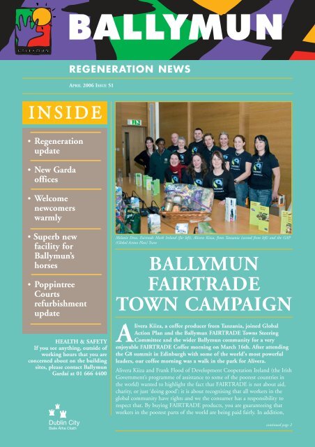 BALLYMUN FAIRTRADE TOWN CAMPAIGN - Ballymun Regeneration
