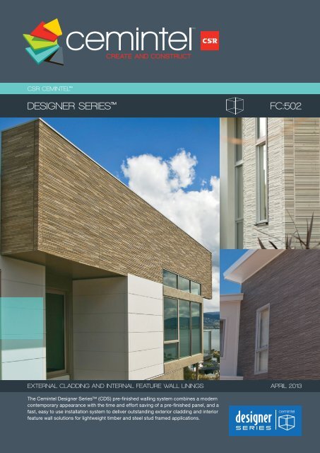 DESIGNER SERIES™ FC:502 - Cemintel