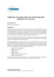 Instructions for use - Phadebas Amylase Test