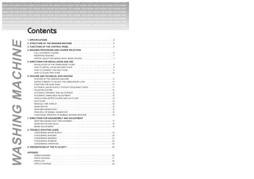 W ASHING MACHINE - Daewoo