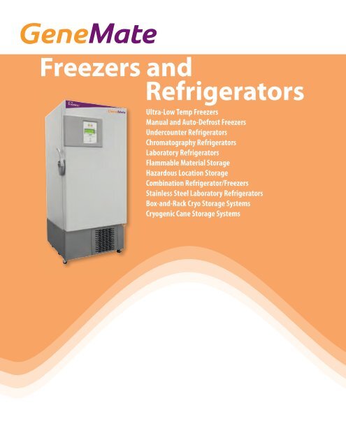 Refrigerators and Freezers - BioExpress