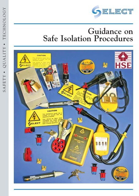 Guidance on Safe Isolation Procedures - Select
