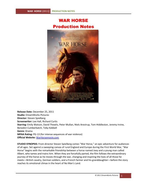 Peter Mullan War Horse