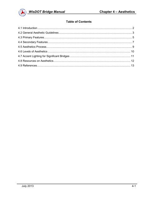 WisDOT Bridge Manual Chapter 4 – Aesthetics - Wisconsin.gov