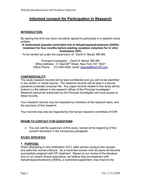 Informed Consent In Research