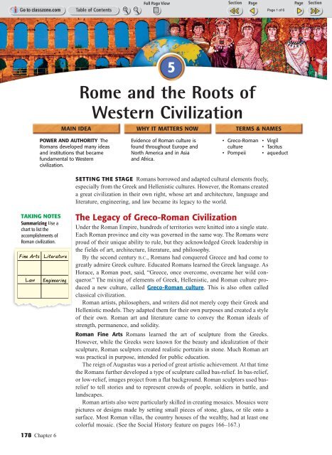 Rome and the Roots of Western Civilization