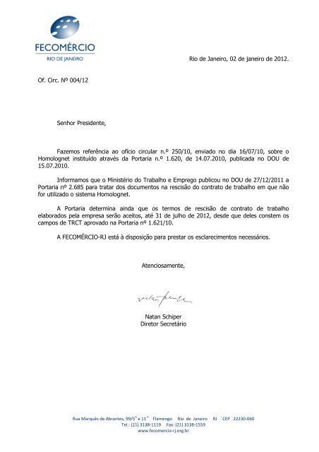 Modelo De Oficio Circular