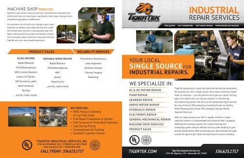 Industrial Repair Brochure - TigerTek