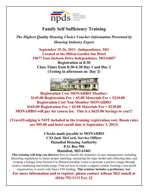 Family Self Sufficiency Training