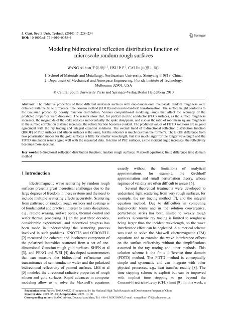 Modeling Bidirectional Reflection Distribution Function Of Microscale
