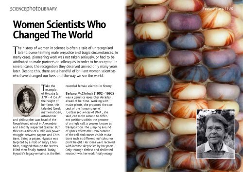 Women Scientists Who Changed The World - Science Photo Library