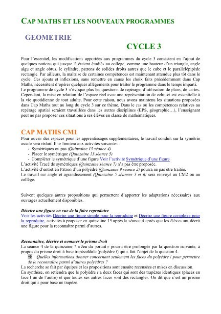 CM1 - Cap Maths - Hatier