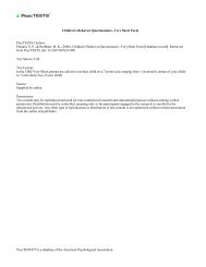 The Short-Form Boundary Questionnaire