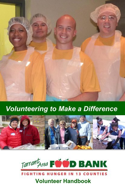 Volunteering to Make a Difference - Tarrant Area Food Bank