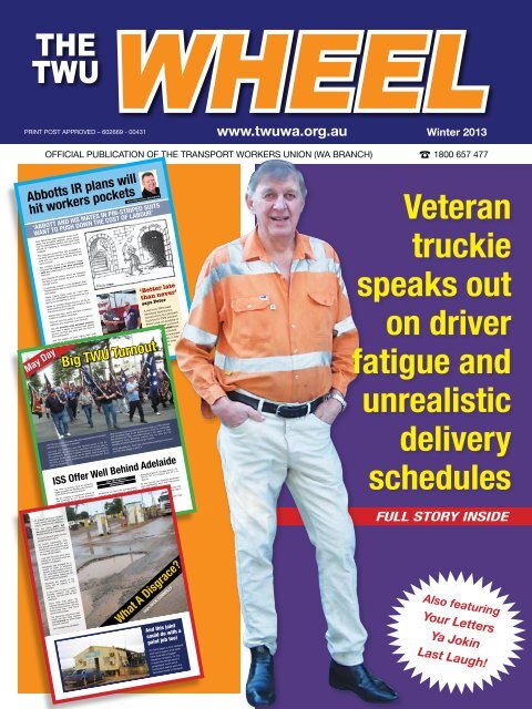 Winter 2013 - Transport Workers Union Western Australia