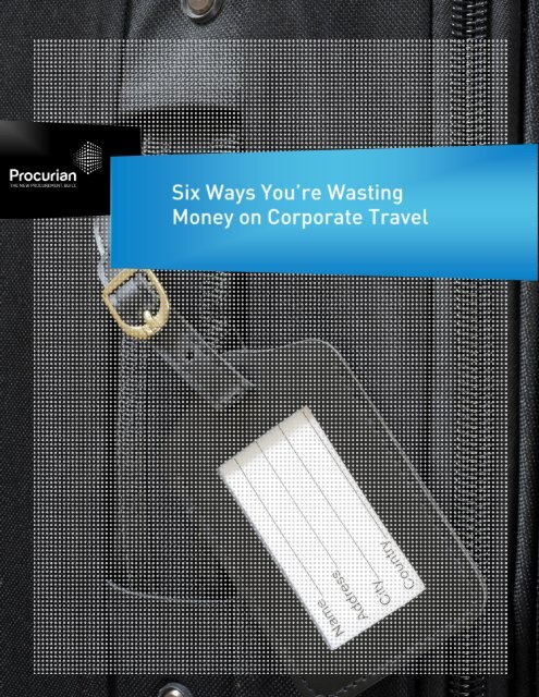 Six Ways You're - Procurian Six Ways You're - Procurian