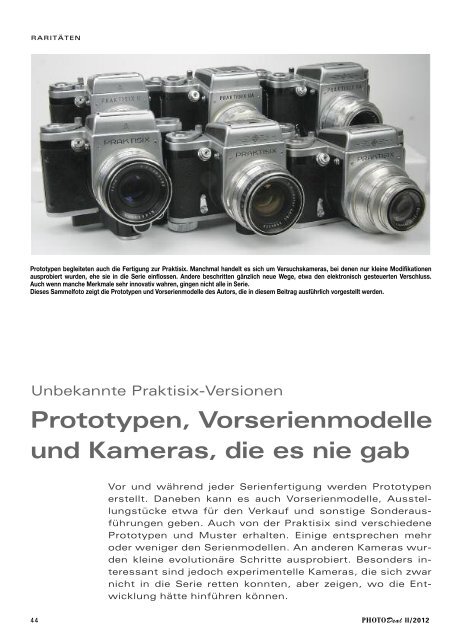 PD III-07 neu Univers - The Pentacon Six System