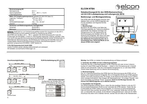 ELCON NTBA - Elcon Systemtechnik
