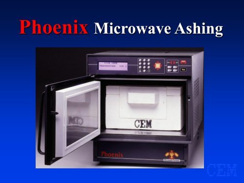 Phoenix Microwave Ashing