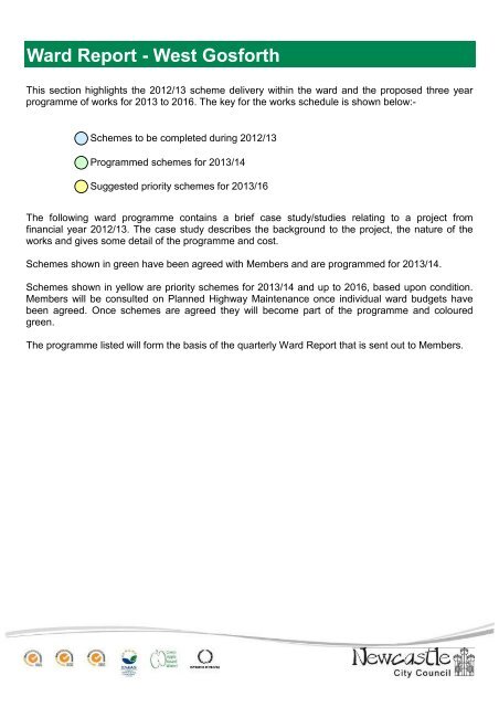 Ward Report - West Gosforth - Newcastle City Council