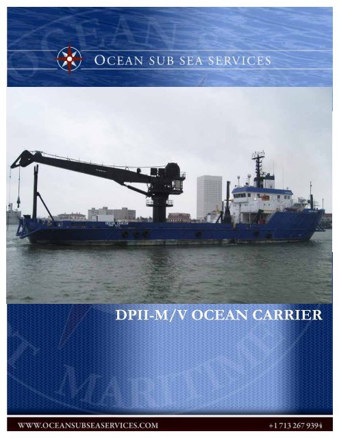 DPII-M/V OCEAN CARRIER - Stabbert Maritime