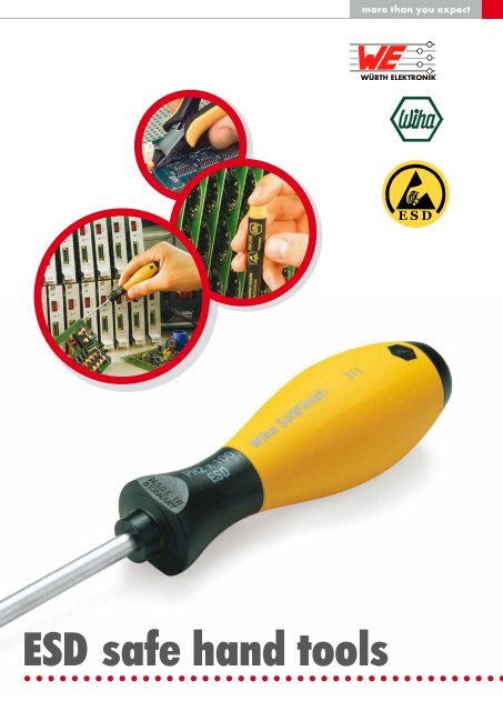 ESD safe hand tools - Würth Elektronik Oy
