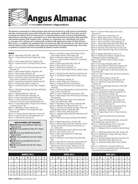 March - Angus Journal