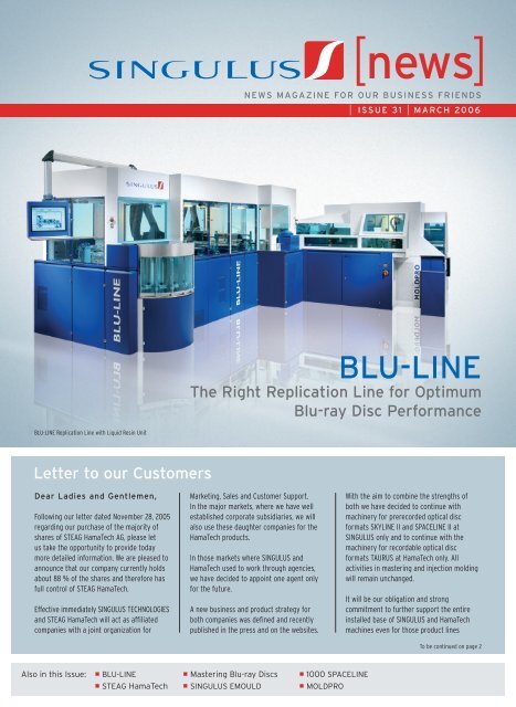 [news] - Singulus Technologies AG