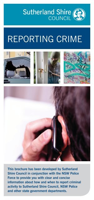Reporting Crime flyer - Sutherland Shire Council