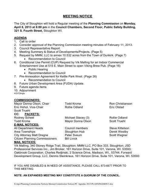 Planning Packet 4-8-13.pdf - Stoughton City Docs