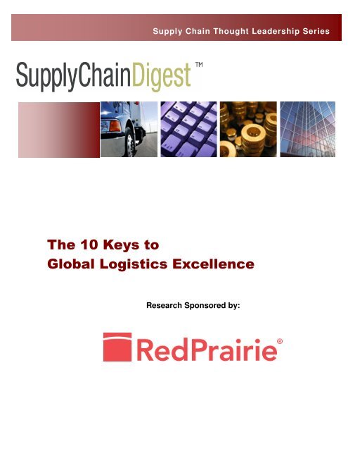 The 10 Keys to Global Logistics Excellence - Supply Chain Digest