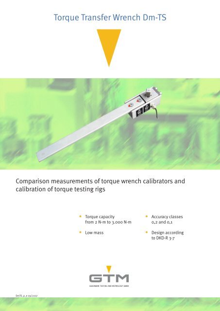Torque Transfer Wrench Dm-TS