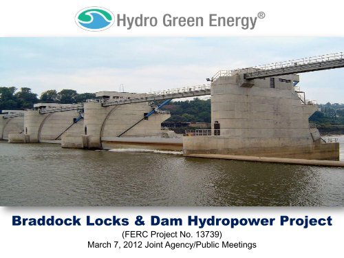 Braddock Locks & Dam Hydropower Project - Hydro Green Energy