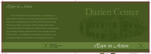 Hope in Action - The Darien Center