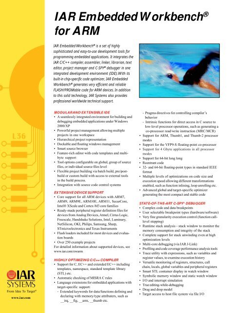 IAR Embedded Workbench® for ARM