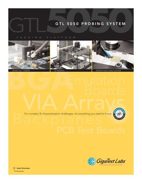 gtl5050 gtl 5050 probing system - GigaTest Labs