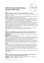 Musculoskeletal Ultrasound Technical Guidelines II. Elbow - ESSR.org