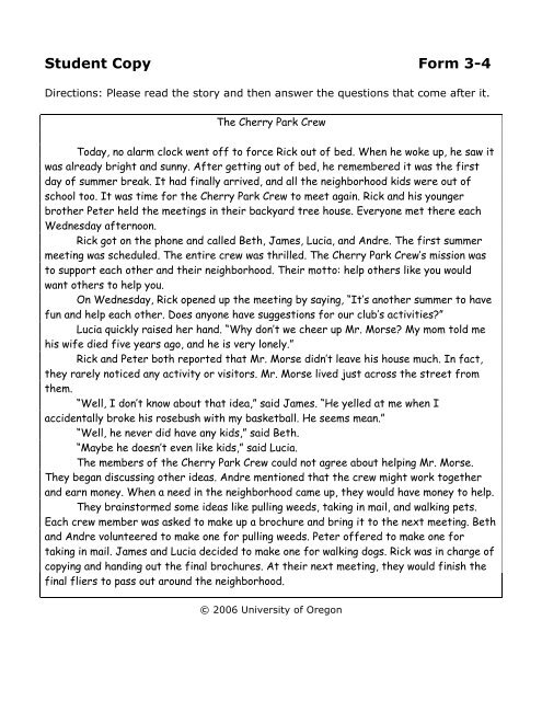 Student Copy Form 3-4