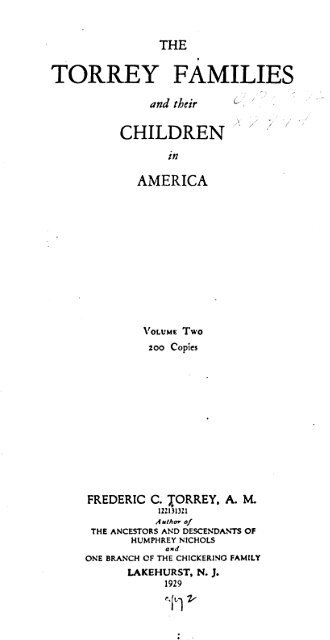 Thomas Rolfe Family Tree