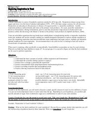 IB Biology Lab Report Template